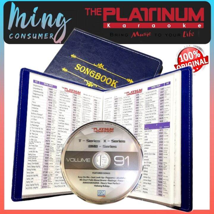 Platinum Updated CD with Songbook VOLUME-91 only for KAPITAN 2 T40 BMB/X/T-SERIES | Lazada PH