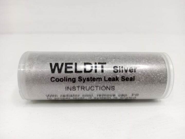Original Weldit stop leak radiator Silver Cooling System Stop Leak Seal ...