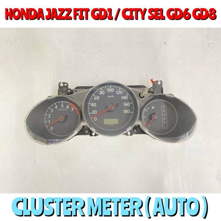 Honda Fit Jazz GD1 / City SEL GD6 GD8 Cluster Meter ( Auto ...