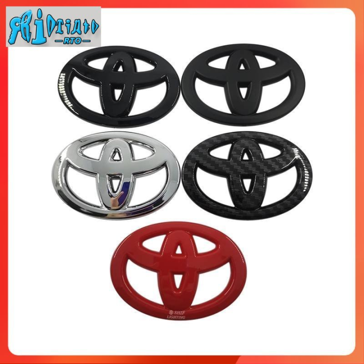 RTO 1 x ABS TOYOTA Logo Car Auto Steering Wheel Emblem Badge Sticker ...