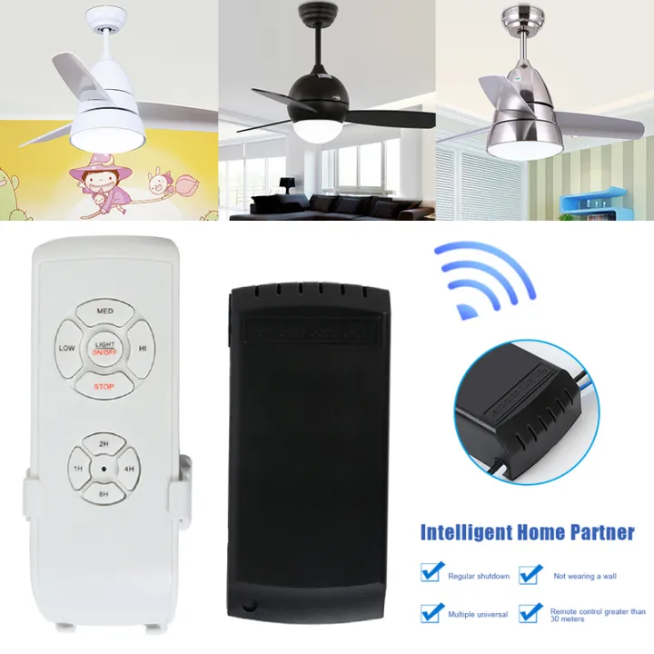 HN Universal Wireless Remote Control Tool Kit for Ceiling Fan Lamp ...