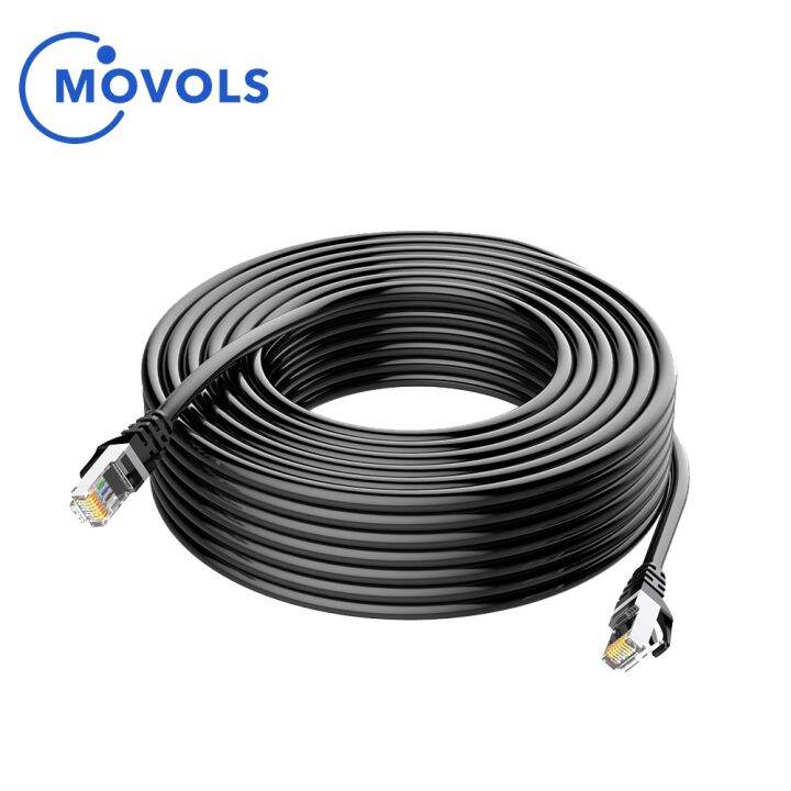 ☽∈ 18M 30M 50M Ethernet Network Cable Rj45 Patch Outdoor Waterproof ...