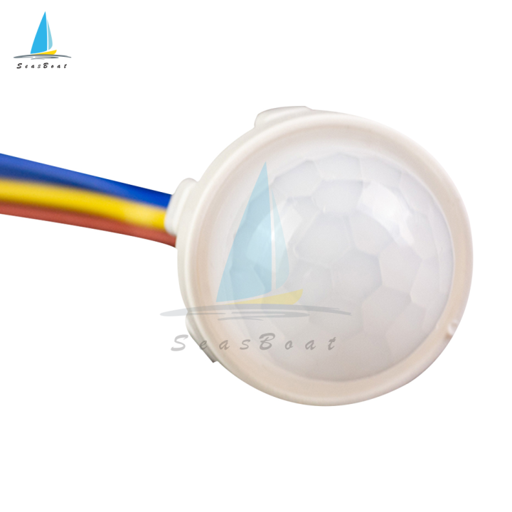 【Seasboat】 AC110-240V /DC12-24V Automatic Sensor Light Switch LED Human ...