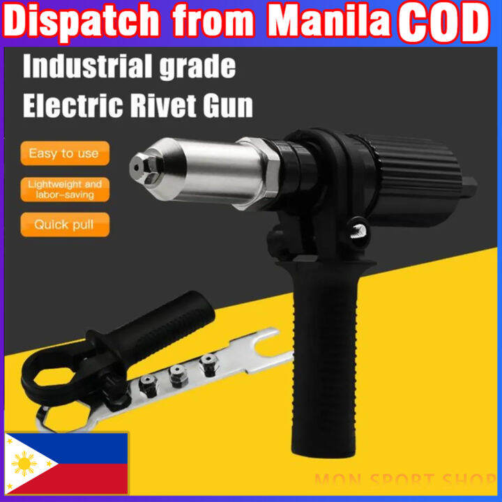 COD Electric Riveter Drill Rivet Machine Electric Rivet Nut Riveting ...