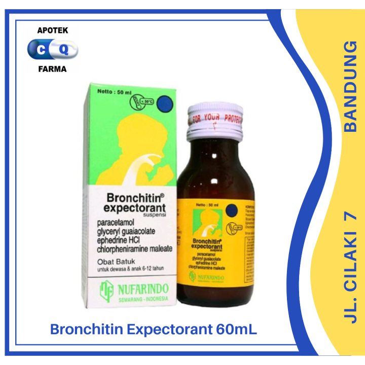 BRONCHITIN EXPECTORANT SIRUP 60 ML | Lazada Indonesia
