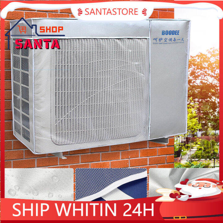 Outdoor aircon Cover Dustproof Waterproof Sunproof Protector AC Air ...