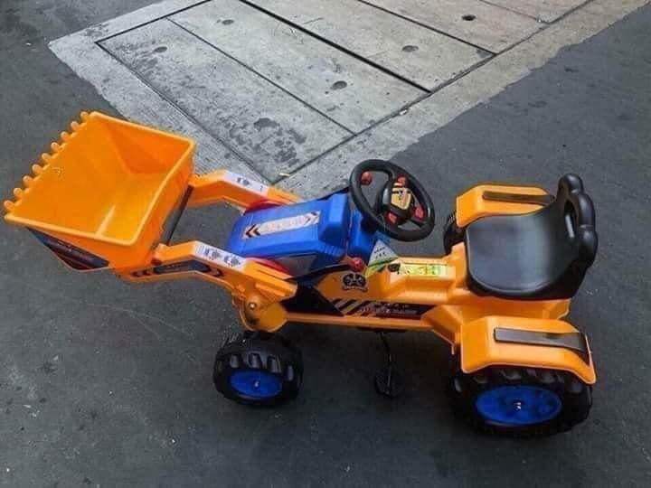 Excavator Backhoe Loader Crane Kids Ride On CarExcavator Backhoe Loader ...