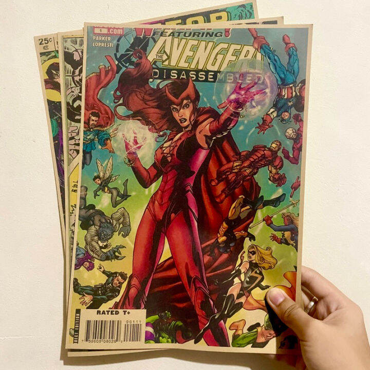 A4 Size Marvel Scarlet witch Wanda wall posters comics movie decor high ...