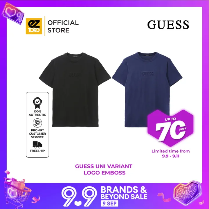 [Guess] ★100% Authentic ★Guess Uni variant logo emboss | Lazada.co.th