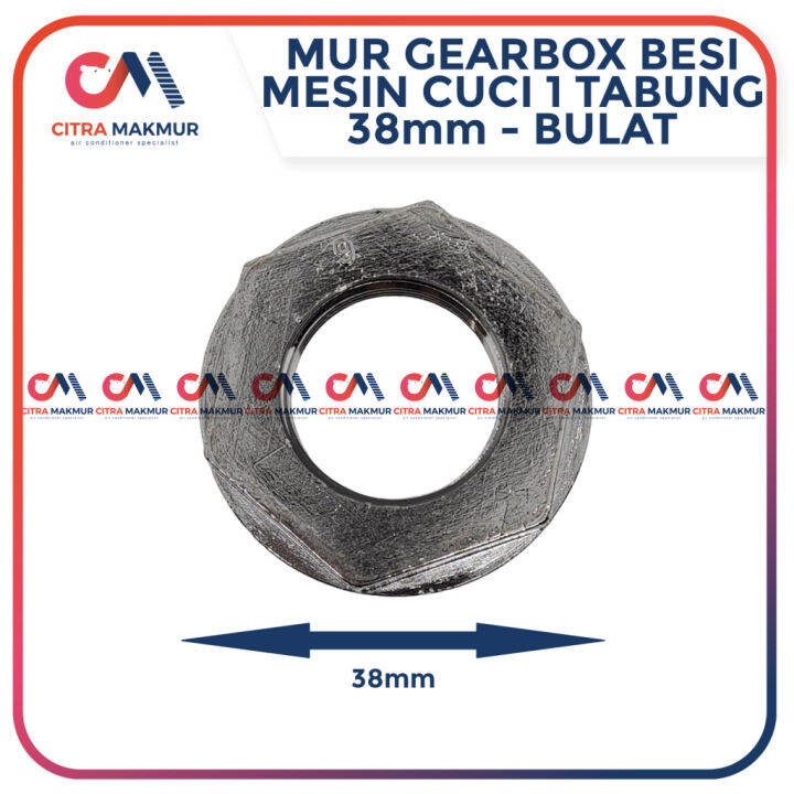 Mur 38mm Bulat Baut Kunci Gearbox Besi Mesin Cuci 1 Tabung Top Loading ...