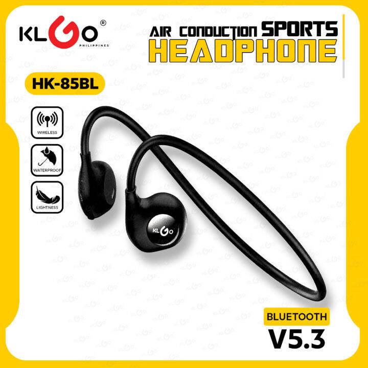 KLGO HK-85BL Wireless Air Conduction Sports Necklace Headphone ...