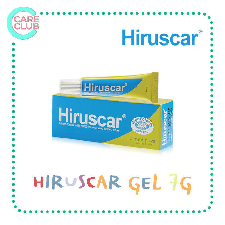 Hiruscar Gel 7G ,25G ฮีรูสการ์เจล 7 กรัม และ 25 กรัม เจลลดรอยแผลเป็น ...