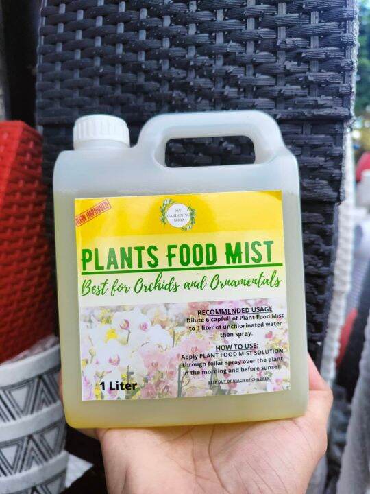 1 Liter Plant Food Mist (Best for Orchids and Ornamental Plants ...