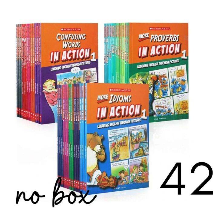Scholastic in Action / 42 books (Confusing Words / Proverbs / Idioms ...
