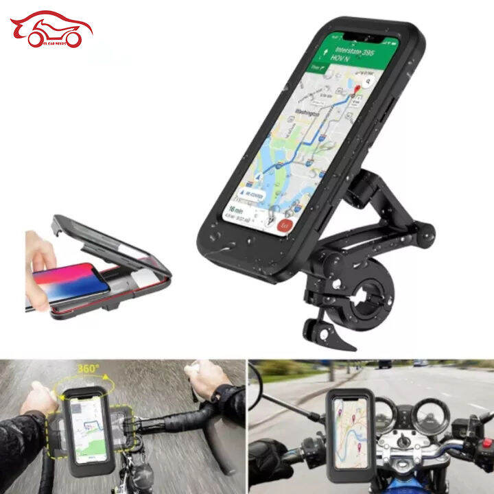 Waterproof Bike Phone Mount Cell Phone Holder Motorcycle-Bike ...