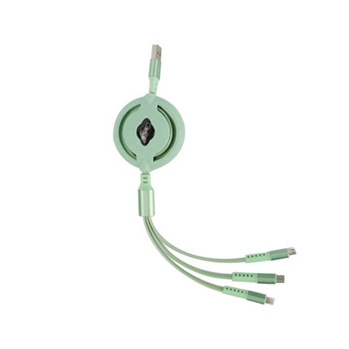 3 in 1 USB to USB C Multi 3 in 1 Micro USB 8 Pin Type C Port Charger ...