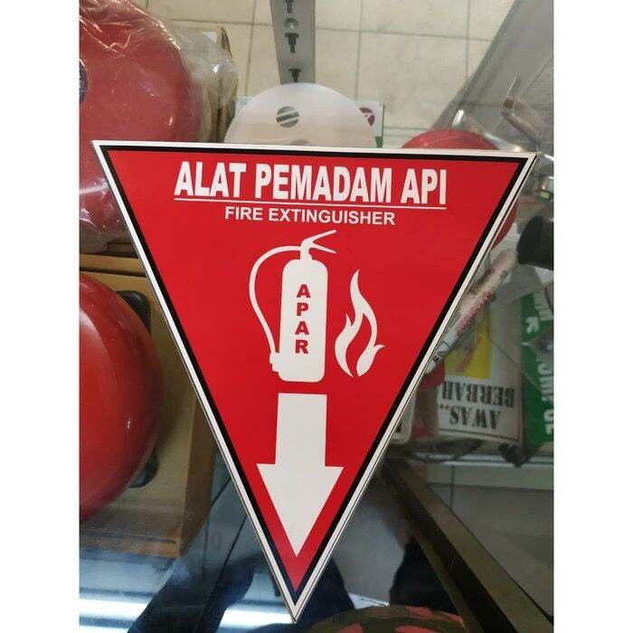 SIGN STICKER K3 RAMBU SAFETY SEGITIGA APAR | Lazada Indonesia