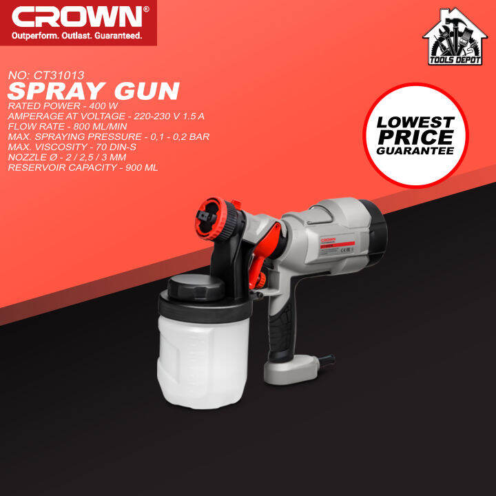 CROWN 400W SPRAY GUN | Lazada PH