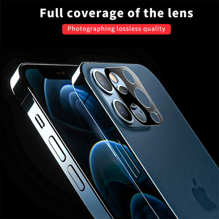 Camera Lens Film Tempered Glass Protective for iPhone 14 13 12 11 Pro Max Mini Camera Protector ...