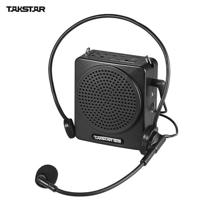 TAKSTAR E180M 12วัตต์แบบชาร์จไฟได้แบบพกพามัลติมีเดียเครื่องขยายเสียงแอมป์พร้อมไมโครโฟนแบบมีสาย ...