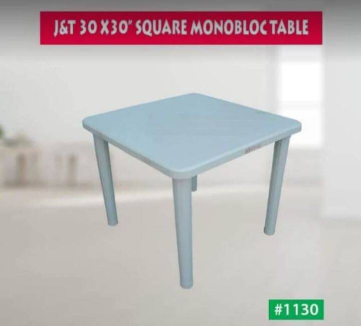 HEAVY DUTY MONOBLOCK TABLE PLASTIC J&T | Lazada PH