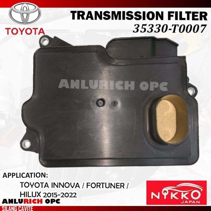 NIKKO JAPAN TRANSMISSION FILTER for TOYOTA INNOVA FORTUNER HILUX 2015 ...
