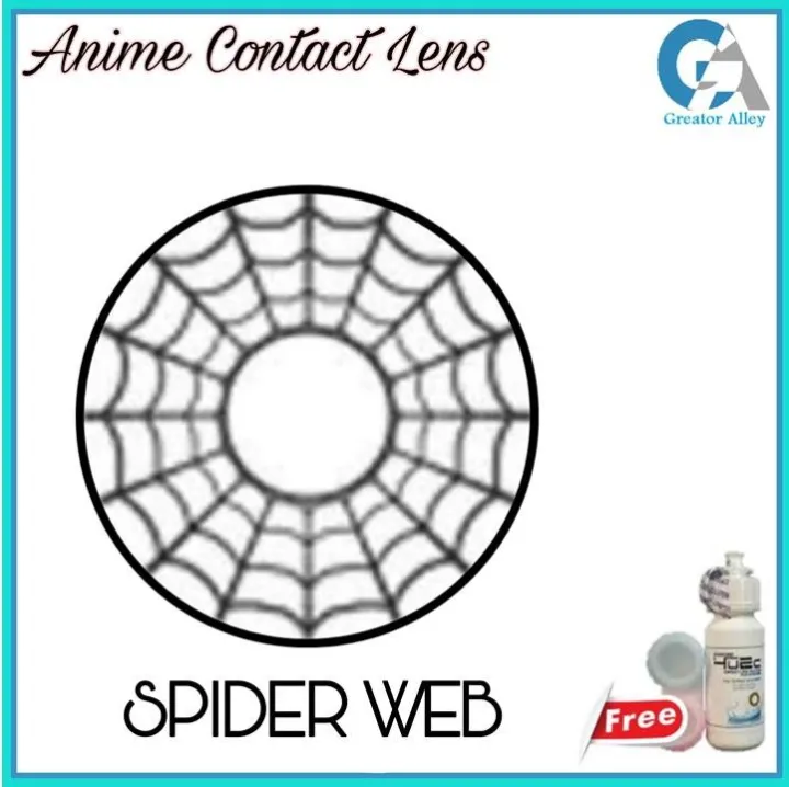 Spider Web Colored Eye Contact Lens | Lazada PH