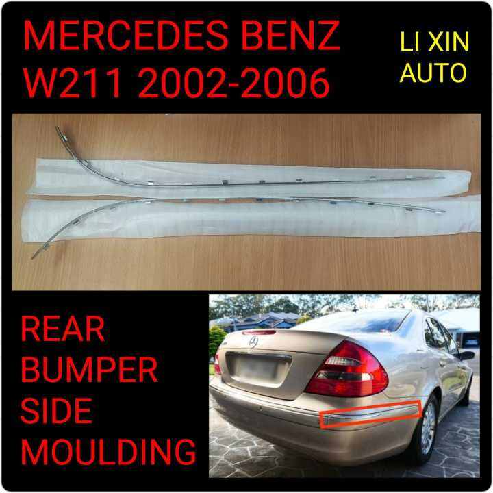 MERCEDES BENZ W211 2002-2006 REAR BUMPER SIDE MOULDING CHROME | Lazada