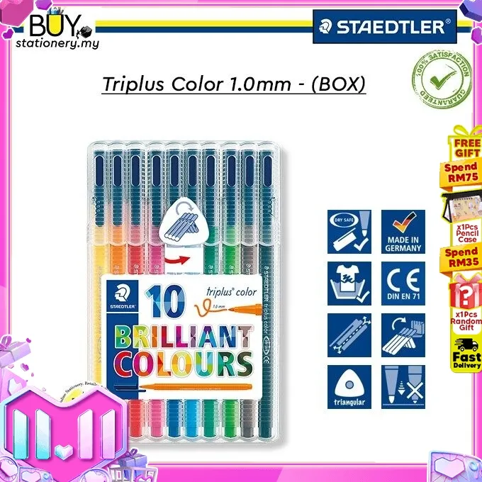 【BuyStationery.my】Staedtler Triplus Colour Pen 1.0mm - (BOX) [Spend ...