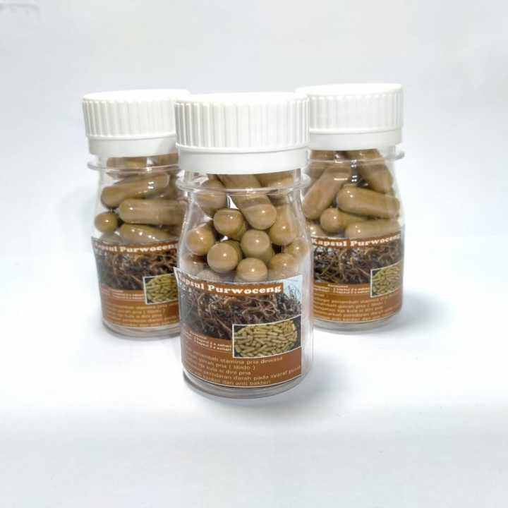 30 Kapsul Purwoceng Obat Jamu Herbal Untuk Penambah Stamina Dan Gairah Pada Pria | Lazada Indonesia