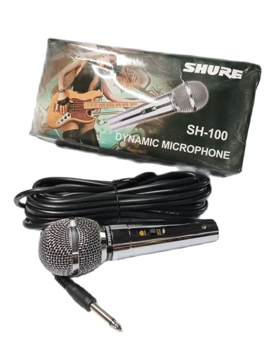 Shure SH-100 Uni-directional Dynamic Vocal Microphone | Lazada PH