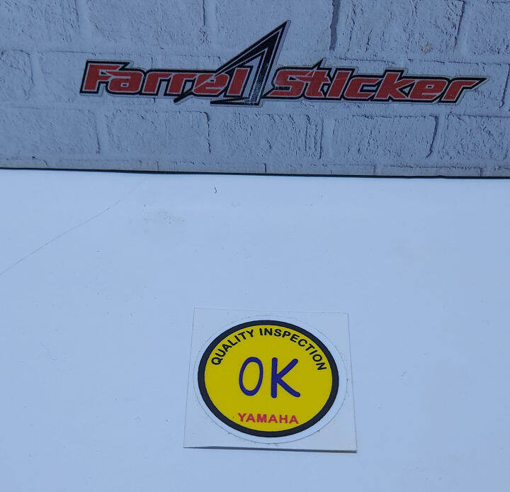 Stiker OK yamaha sticker Quality Inspection | Lazada Indonesia