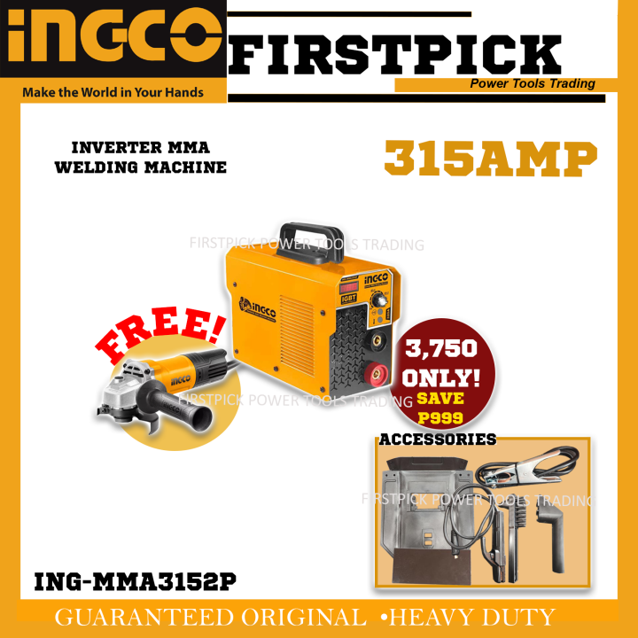 INGCO 315Amp Inverter Welding Machine ING-MMA3152P Free INGCO Angle ...