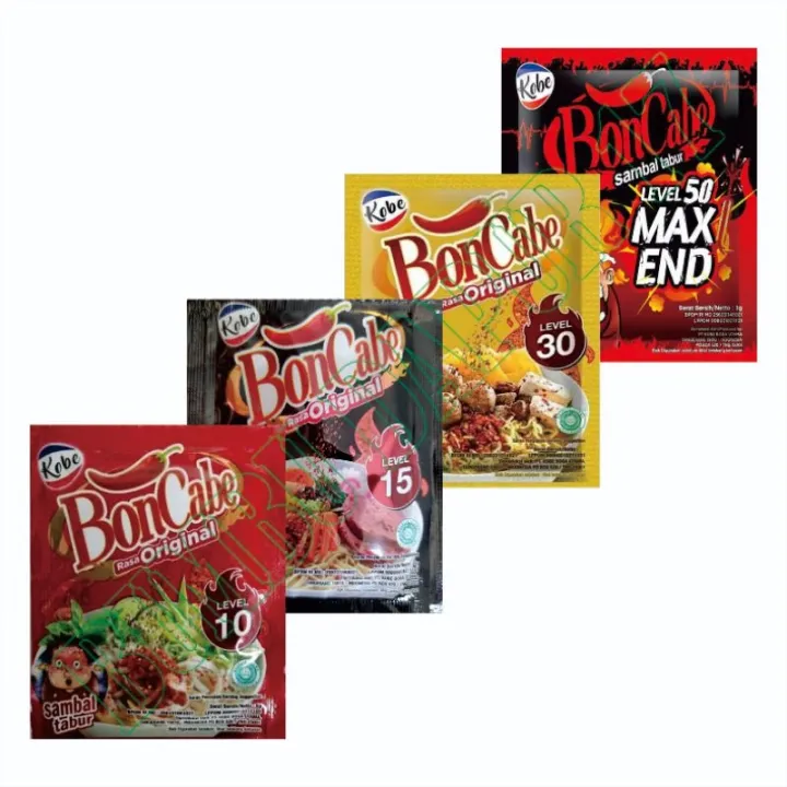 BUBUK Kobe Bon Cabe RENCENG lvl.15 .30 & 50 (1 Renceng x 12 Pcs ...