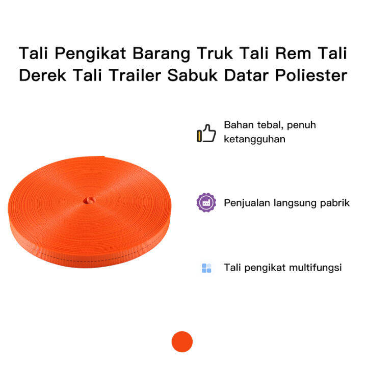 Tali Pengikat Barang Truk Tali Rem Tali Derek Tali Trailer Sabuk Datar ...