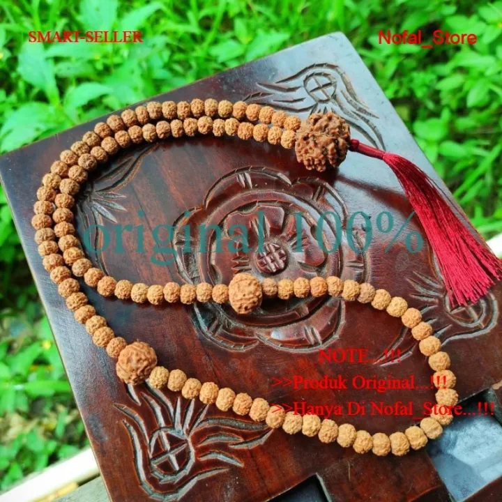 Rudraksha Tasbih jenitri isi 99 biji | Lazada Indonesia