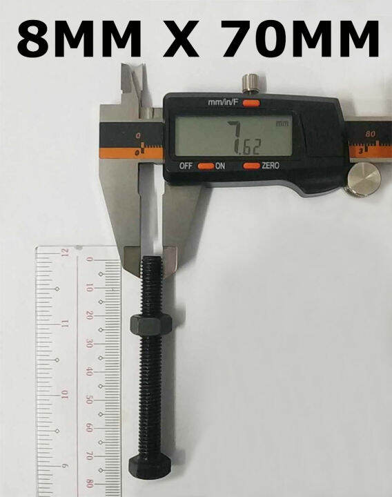 HT BOLT 8MM X 70MM WITH 1 PIECE NUT HI TENSILE | Lazada PH