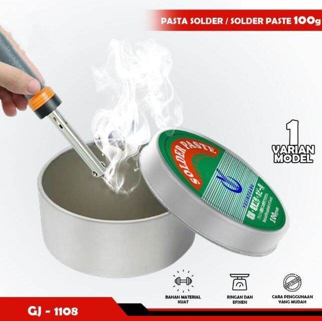 SOLDERING PASTE FLUX 100 GRAM / PASTA SOLDER TIMAH Pasta Solder 100 gr ...