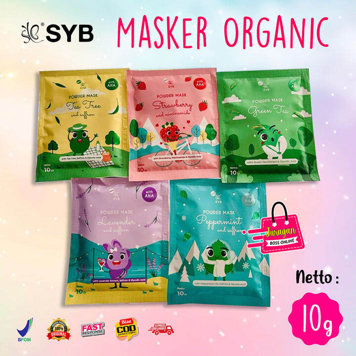 NEW SYB POWDER MASK/MASKER BUBUK SYB | Lazada Indonesia
