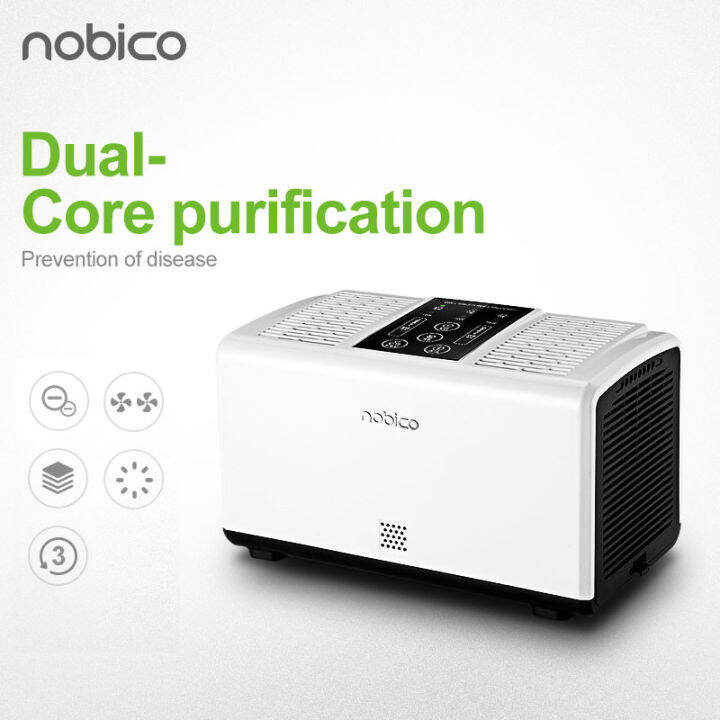 Nobico Air purifier high-efficiency composite HEPA & activated charcoal filter Purification and ...