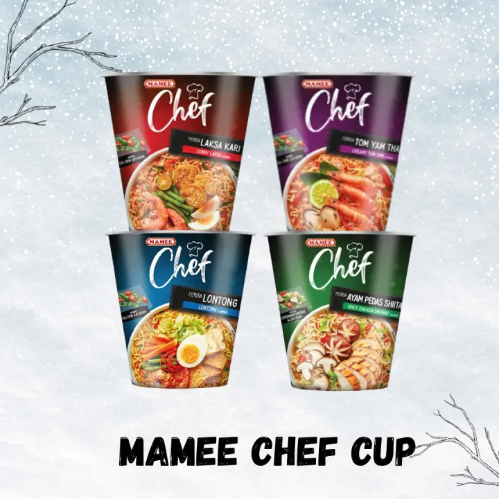Mamee Chef Perisa Ayam Pedas ake/ Lontong/ Laksa Kari/ Tomyam Thai (62- 84 g) | Lazada