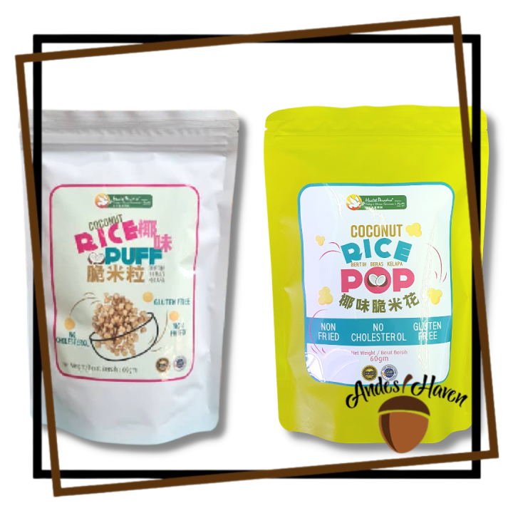 【Health Paradise】Coconut Rice (Pop / Puff) - 60g | Lazada