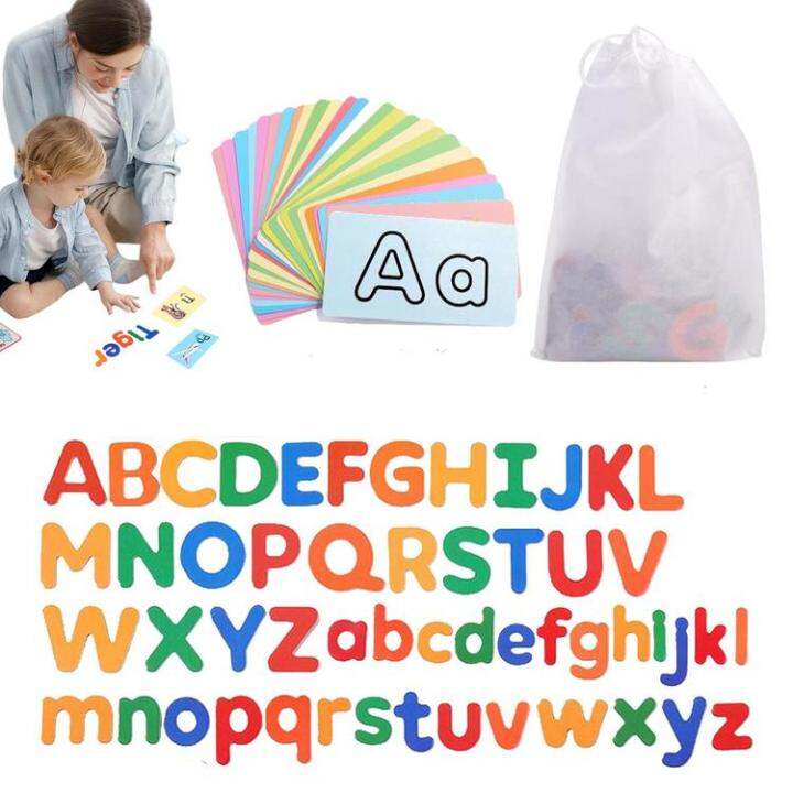 Letter Stickers Classroom Magnet Letters Kit Colorful ABC Alphabet Gift ...