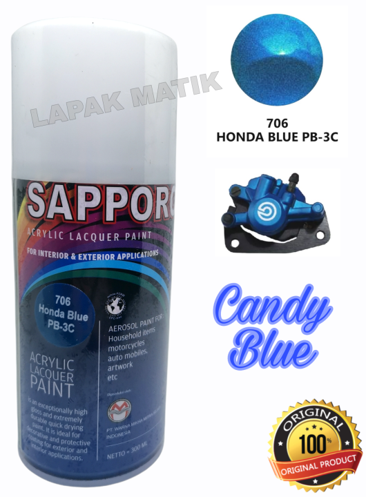 Pilok Sapporo BIRU CANDY HONDA BLUE 706 PB-3C 300ml | Lazada Indonesia