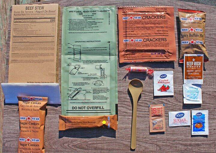 MRE Meal Ready to Eat for Military and Civilian Emergency Preparedness ...