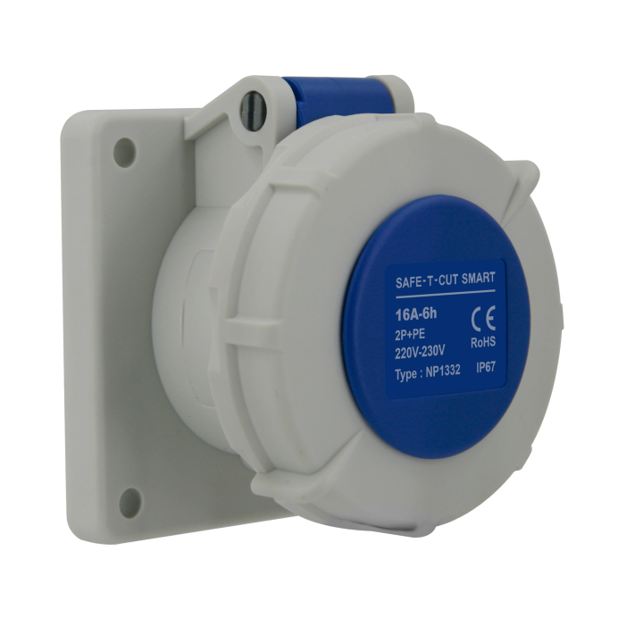 Safe-T-Cut Smart : เต้ารับแบบฝังตรง (IP44) 2P+E 3P(6H), 16/32/63A ...