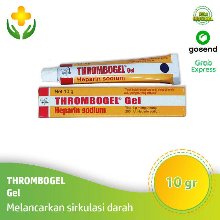 ThromboGel Gel 10 gr Untuk Memar Lebam Pembekuan Darah | Lazada Indonesia