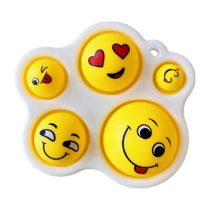 TikTok simple dimple pop it fidget toy smiley face toy intelligence ...