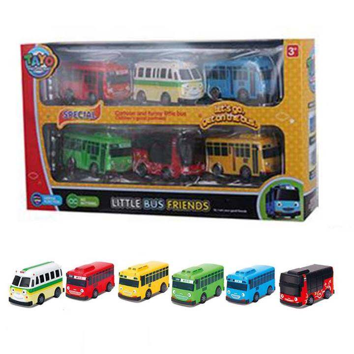 Mini bus nine-color pullback glide school bus can drive the door early ...