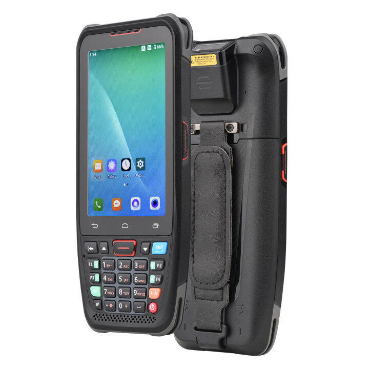 Handheld POS Android 10.0 PDA Terminal 1D/2D/QR Barcode Scanner Support ...